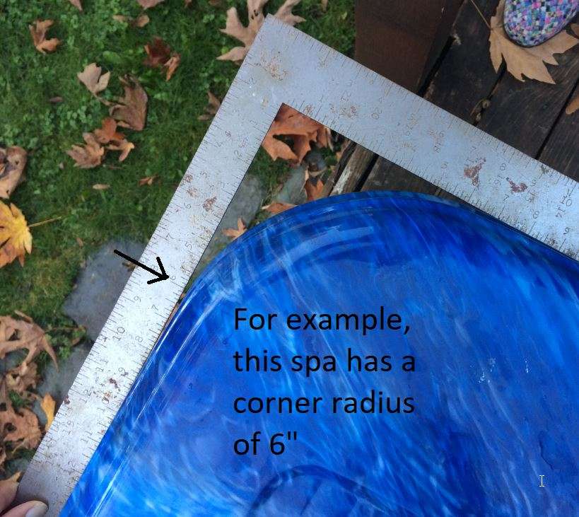 corner radius photo – Advanced Spa Covers